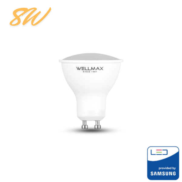 LED Žarulja Wellmax GU10 - 8W 720lm 3000K 220V - LEDISON.HR